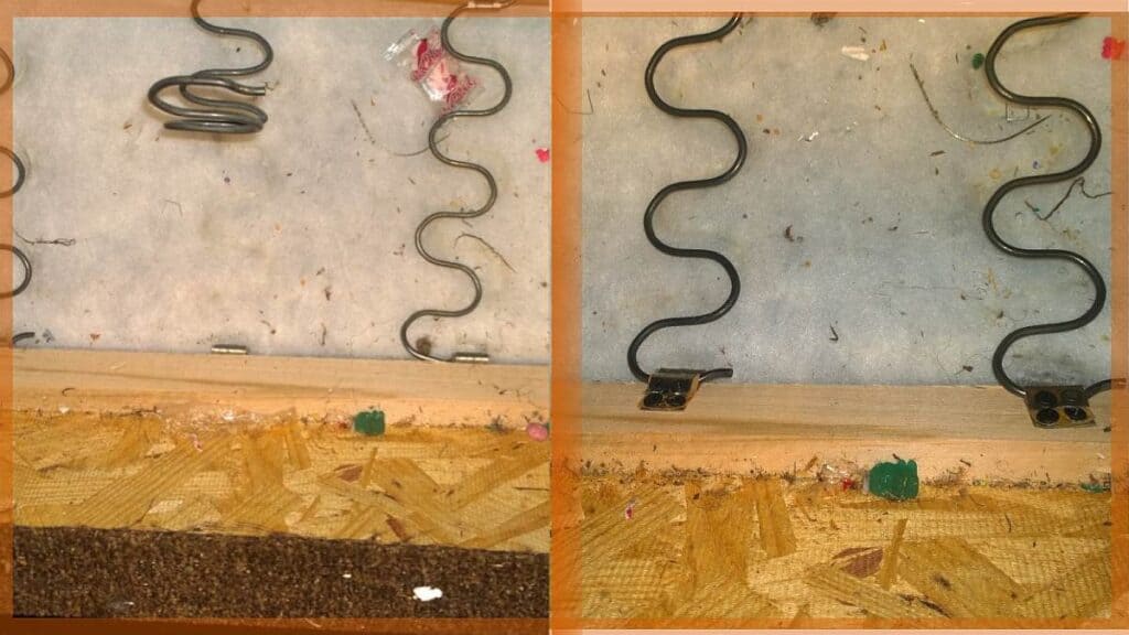 Reconnecting Springs that Have Broken Off » MasterTech Furniture Repair
